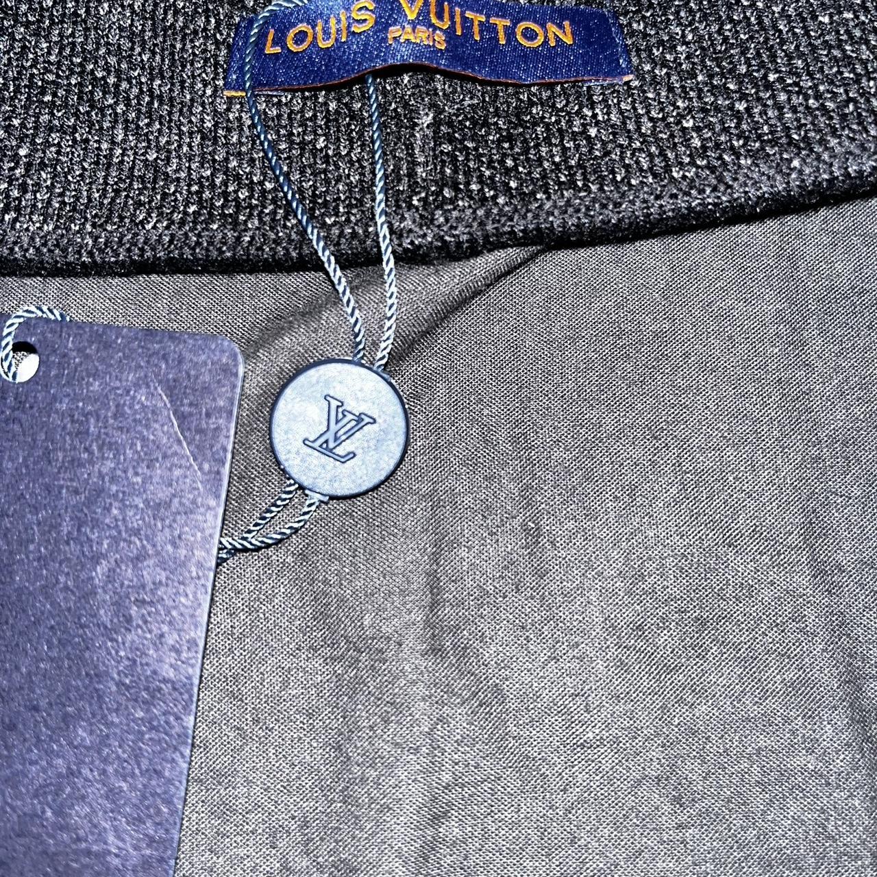 dark grey lv beanie good condition with tags not... - Depop