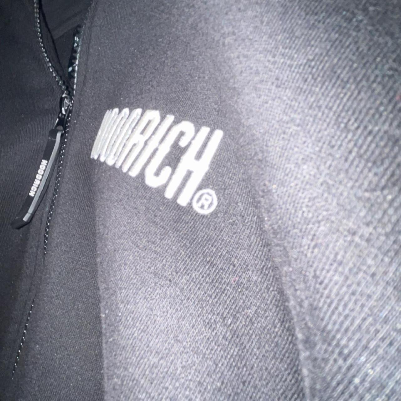 Black Hoodrich jacket soft jacket, texture is... - Depop