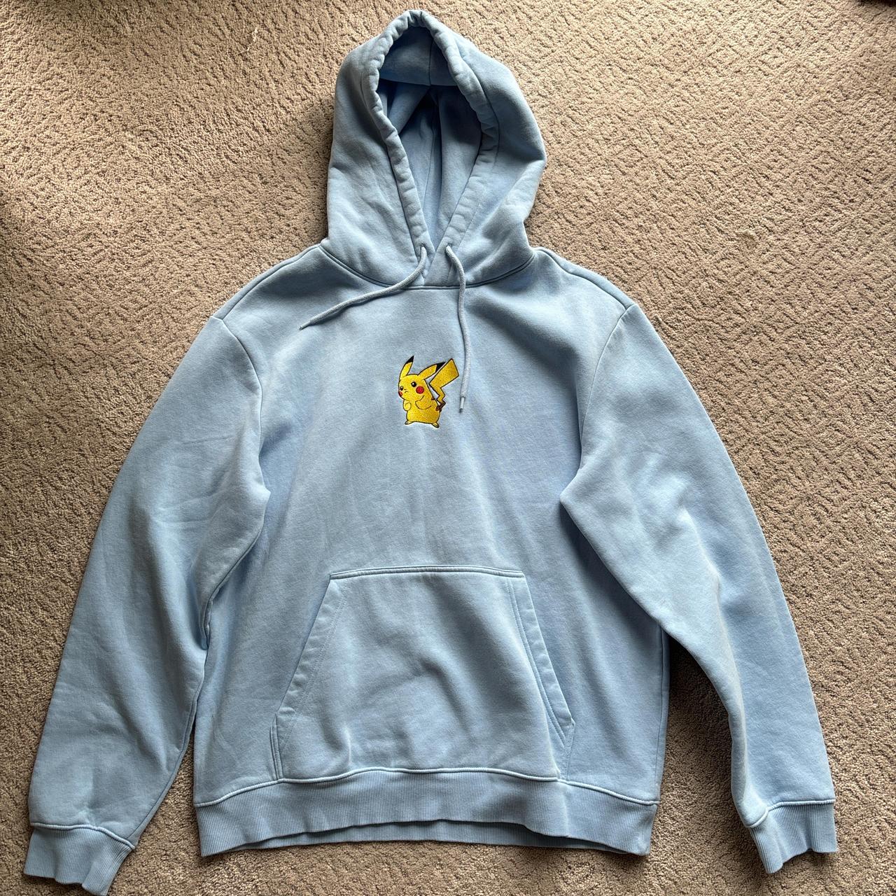 Large H&M Pokémon Pikachu hoodie Only worn once Open... - Depop