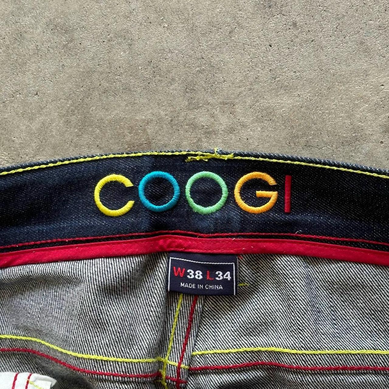 Y2K baggy loose COOGI jeans ***We DO NOT ACCEPT... - Depop