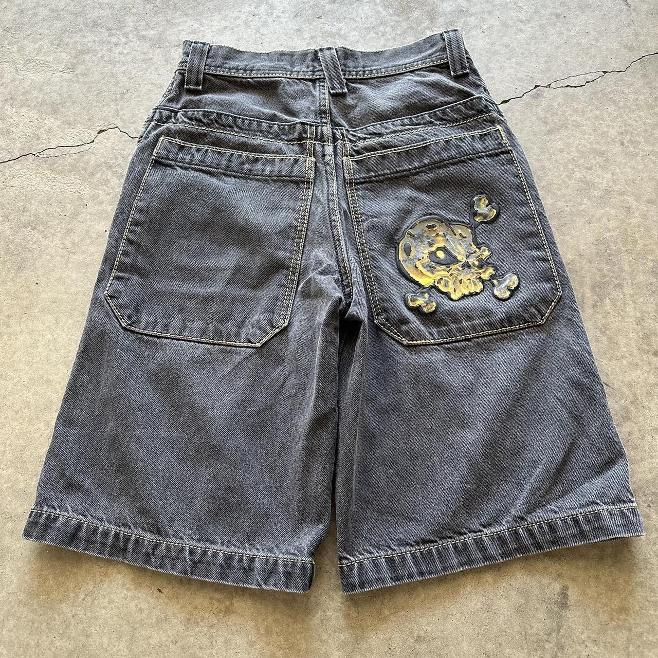JNCO jorts with crazy back pocket design ***We DO... - Depop