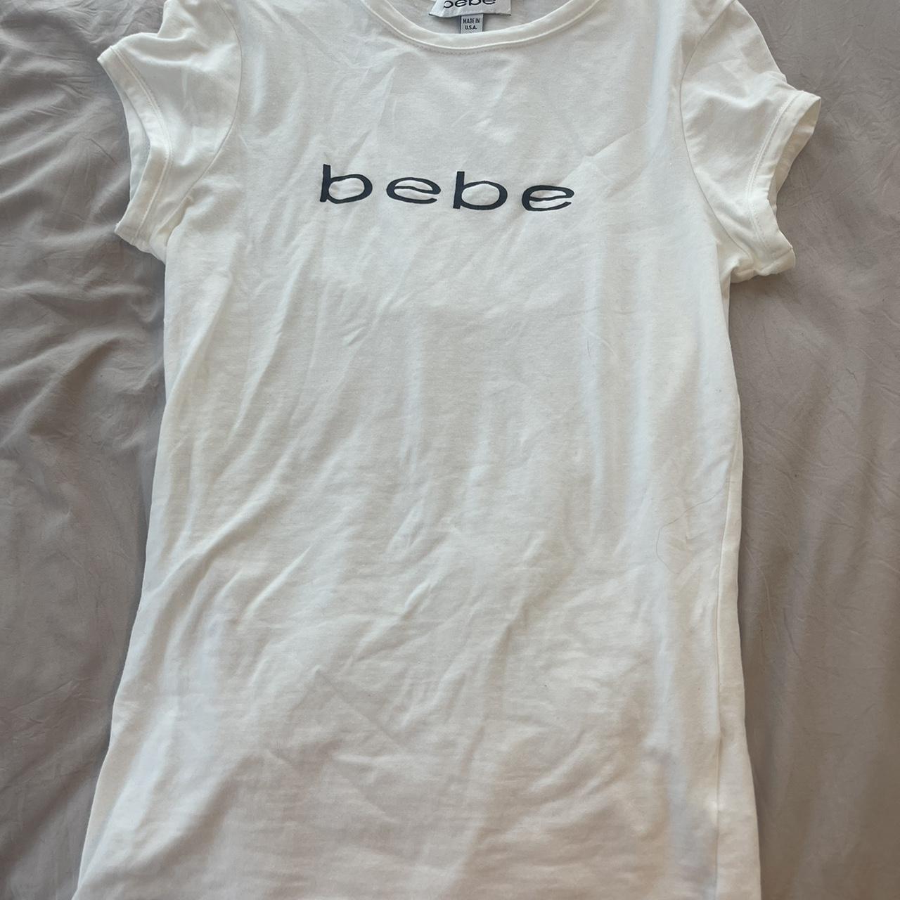 Bebe tight fitting tee - Depop
