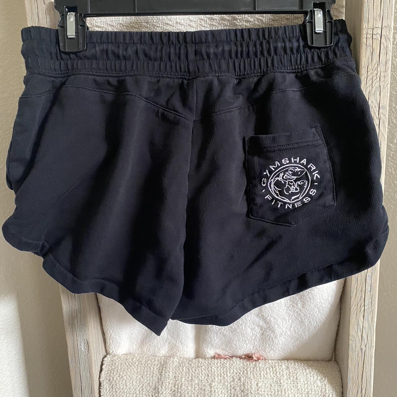 Gym shark shorts Size XS can fit a S Good condition - Depop
