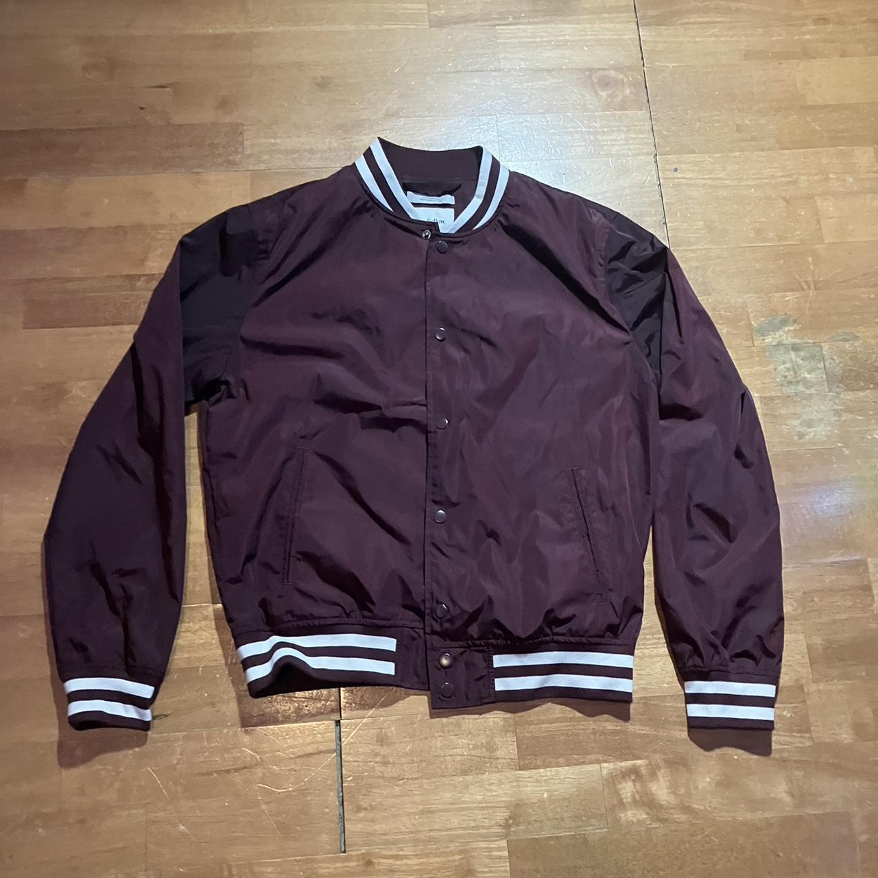 goodfellow bomber varsity jacket - Depop