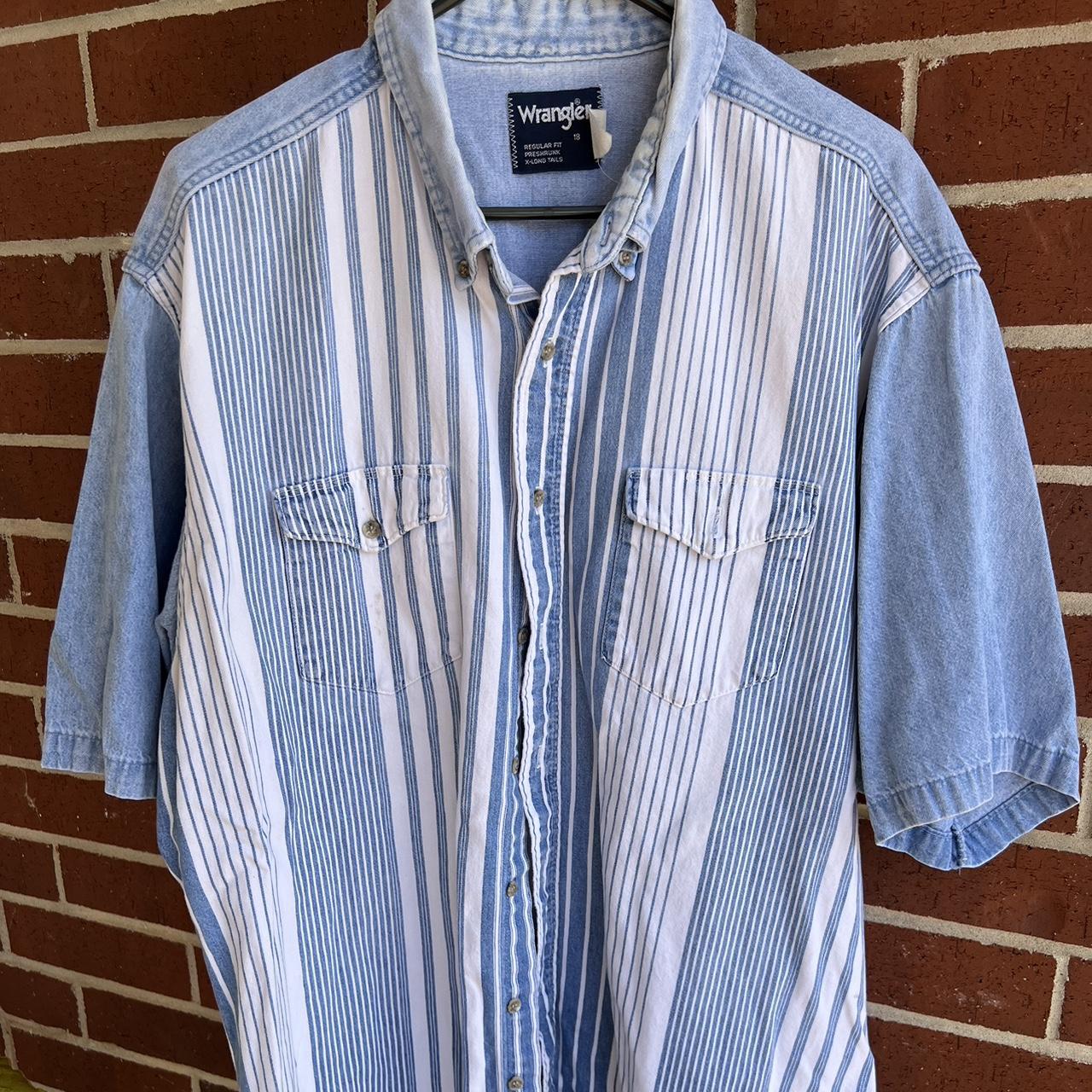 Vintage Wrangler button up - Depop