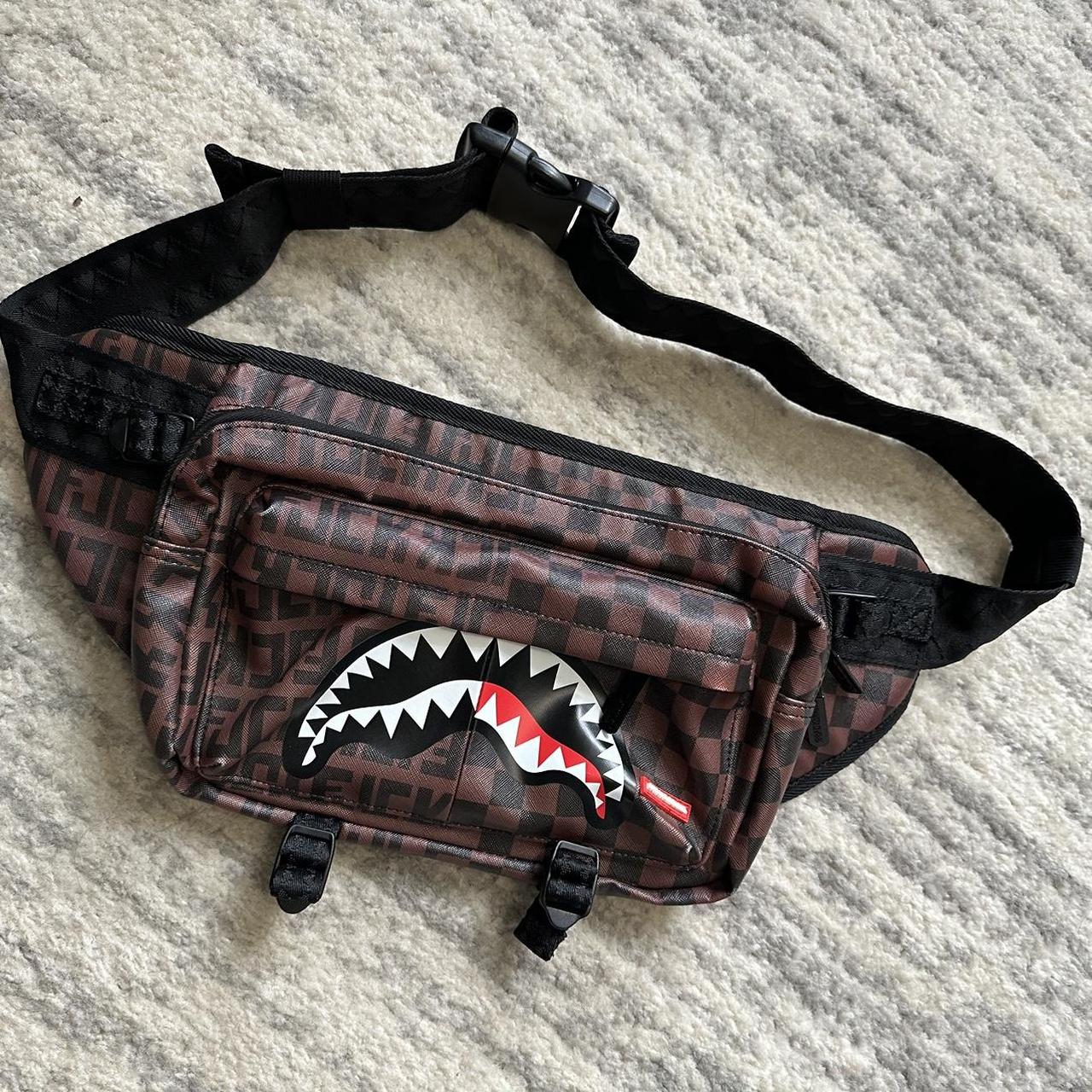 Spray ground Bape Designer Style Fanny Pack Limited... - Depop