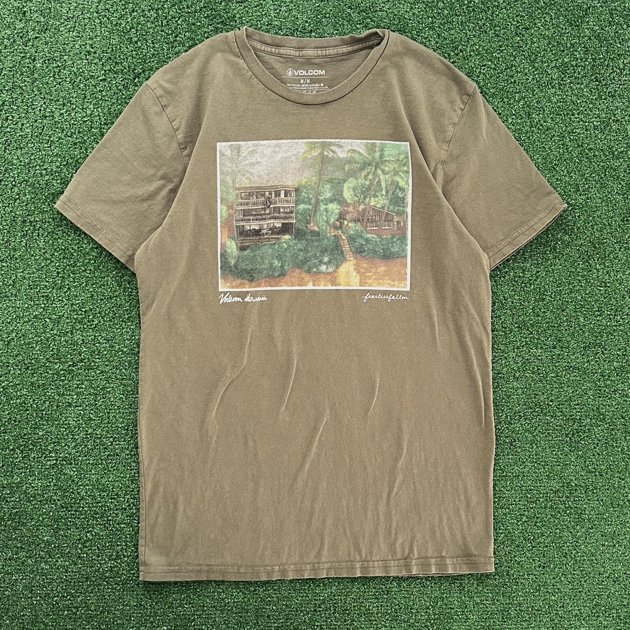 Volcom Stone Surfwear Hawaii Nature Tee Style... | Depop