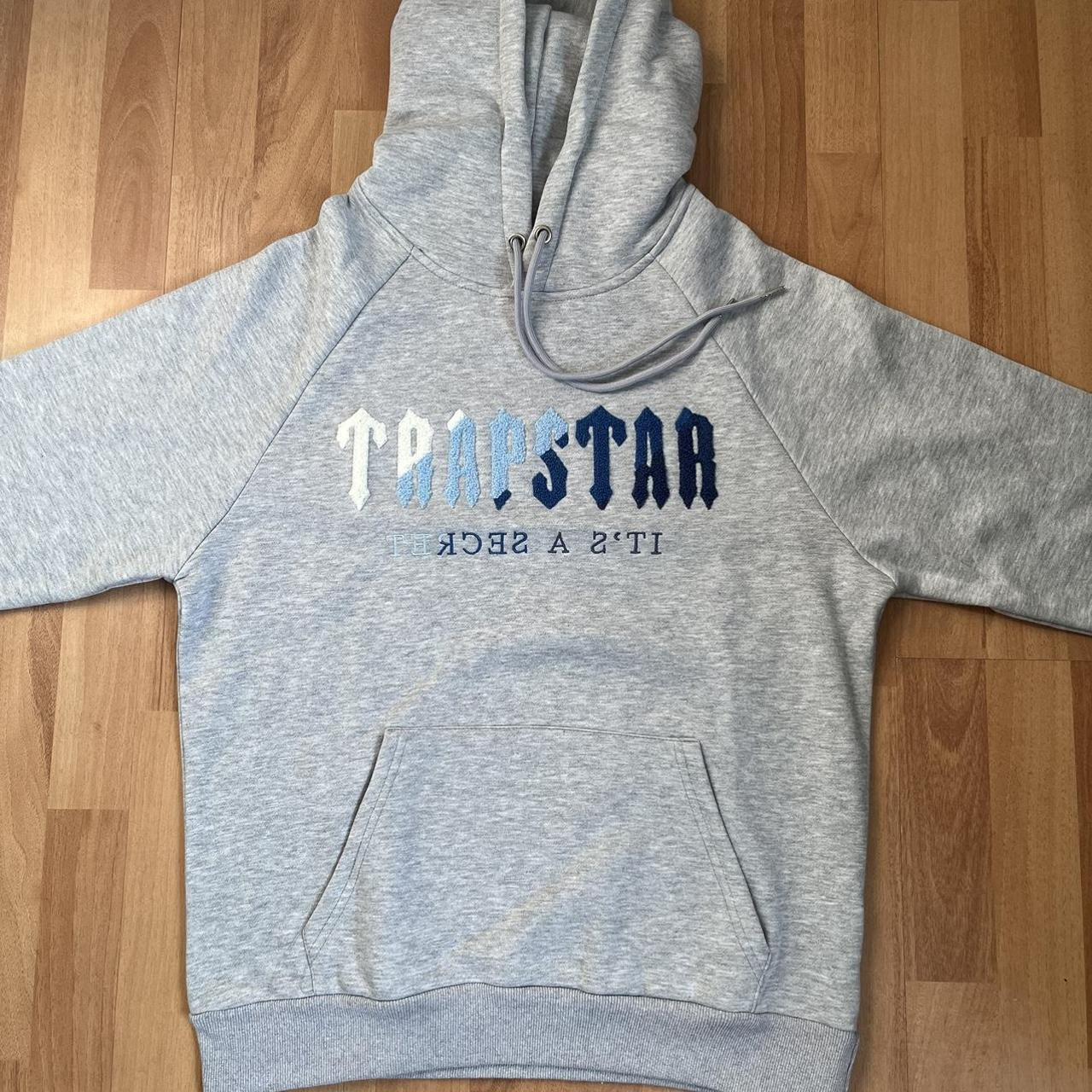 TRAPSTAR TRACKSUIT ‘GREY ICE’ SIZE - MEDIUM MENS... - Depop