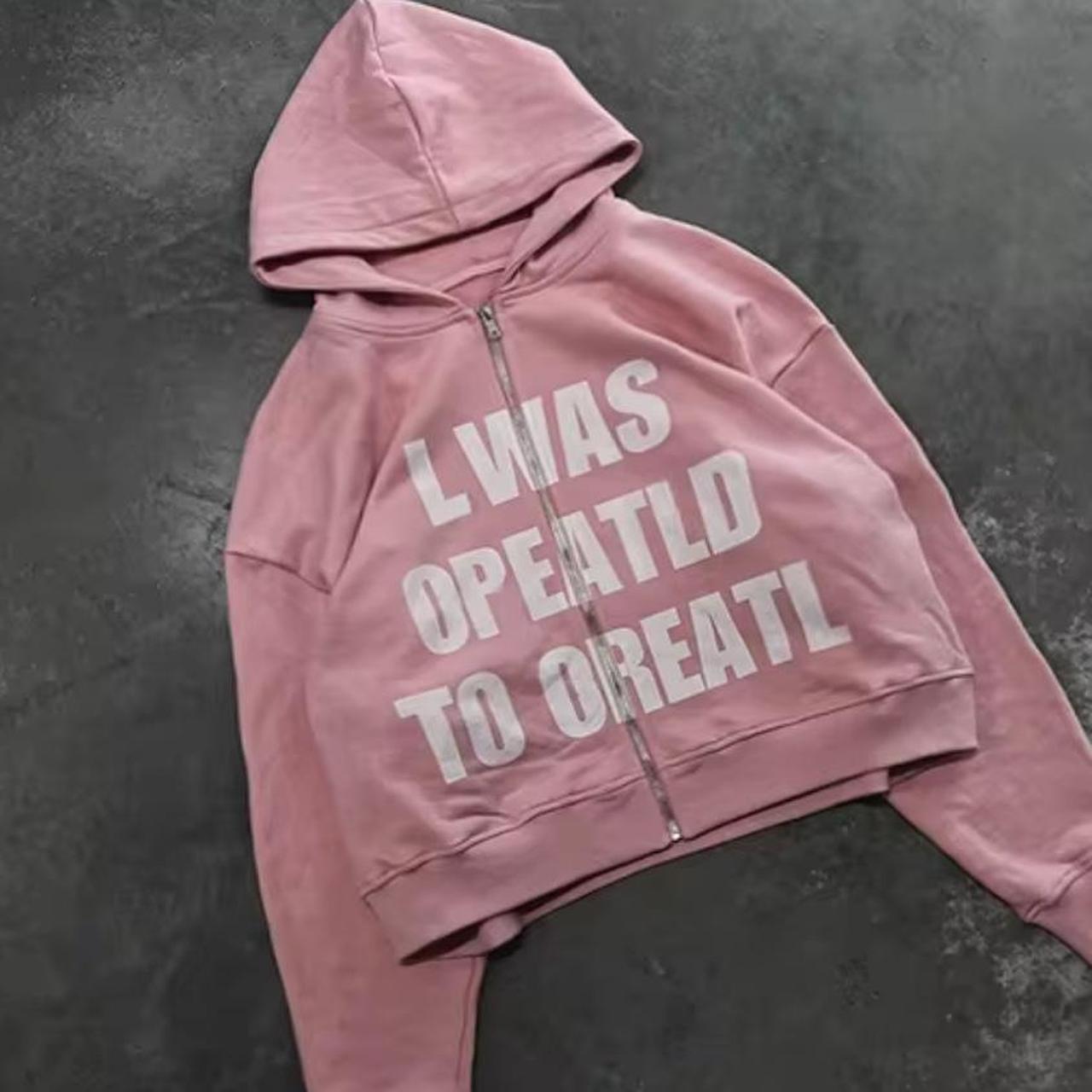 Pink Y2K Patchwork Applique Embroidery Zipup Large | Depop