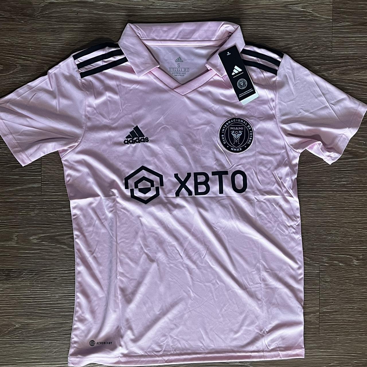 Lionel Messi Pink Inter Miami Home Jersey 2023... - Depop