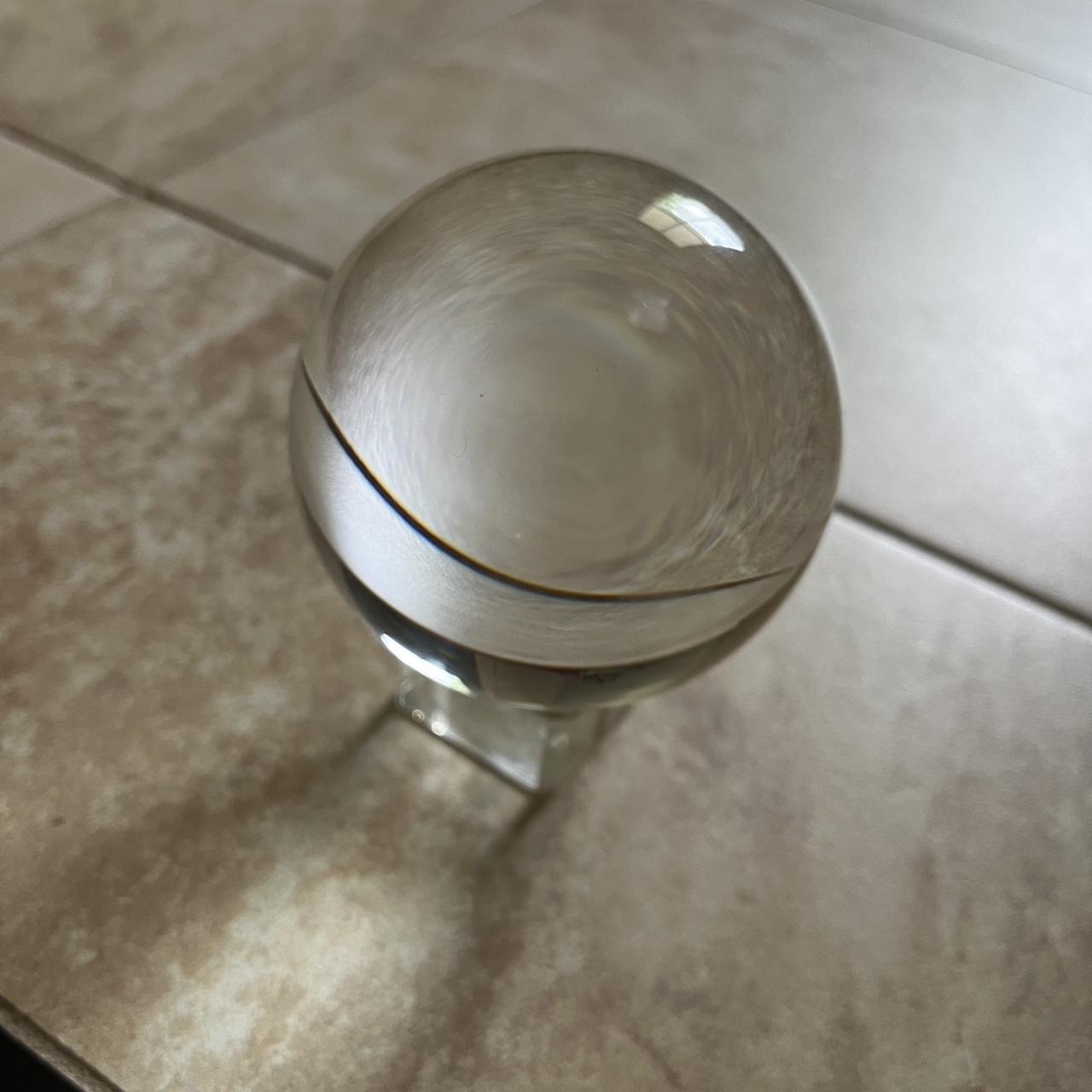 Optical 3 1/5 inch crystal ball for photography with... - Depop
