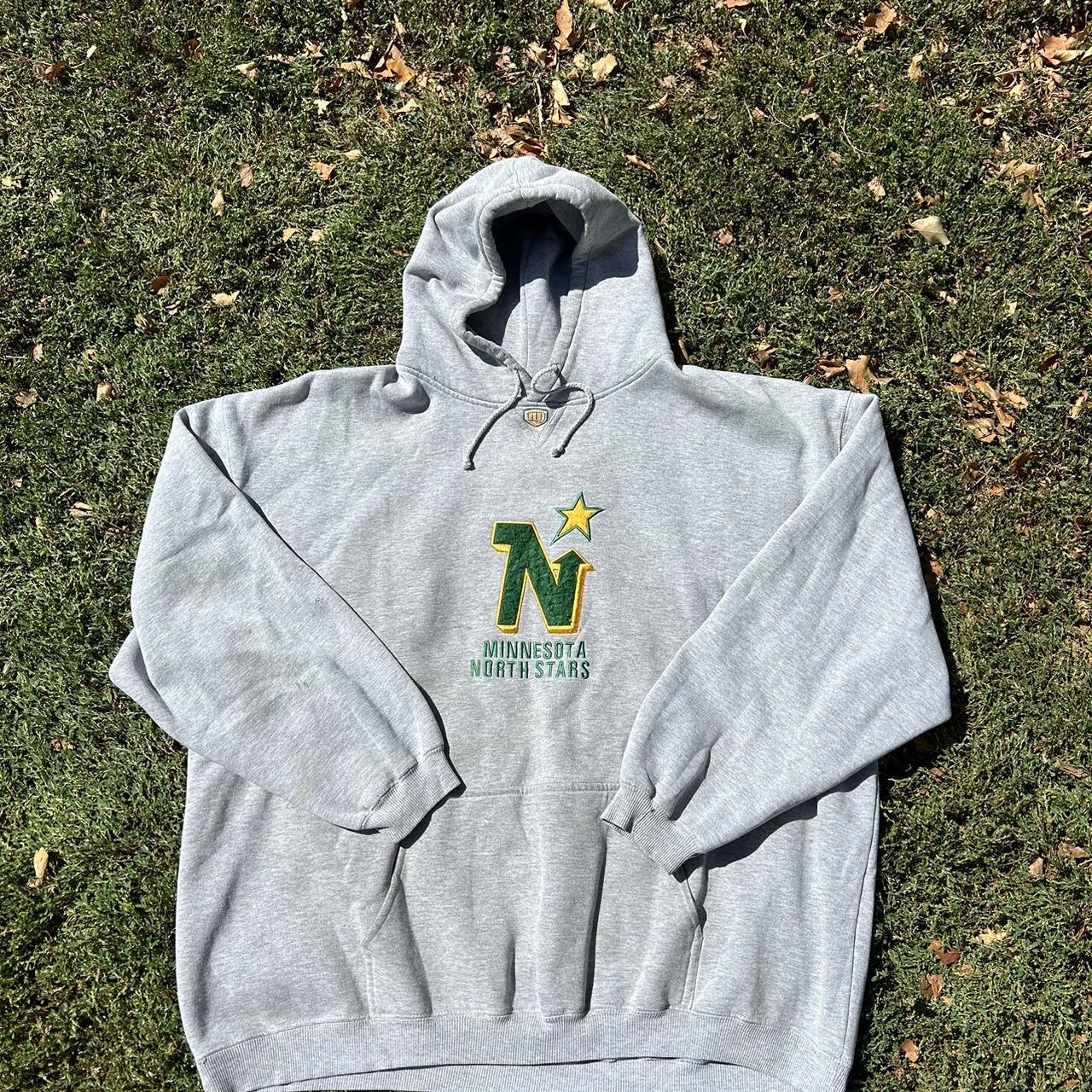 Vintage Minnesota North Starts Hoodie Mens... - Depop