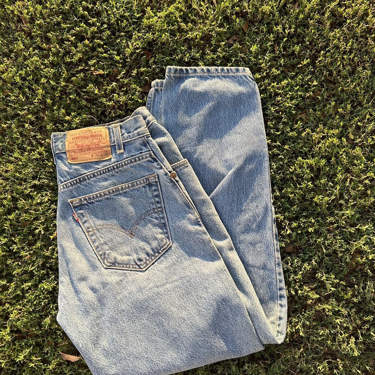 Vintage Levi’s 560 Jeans Nice Fading 30x30 - Depop