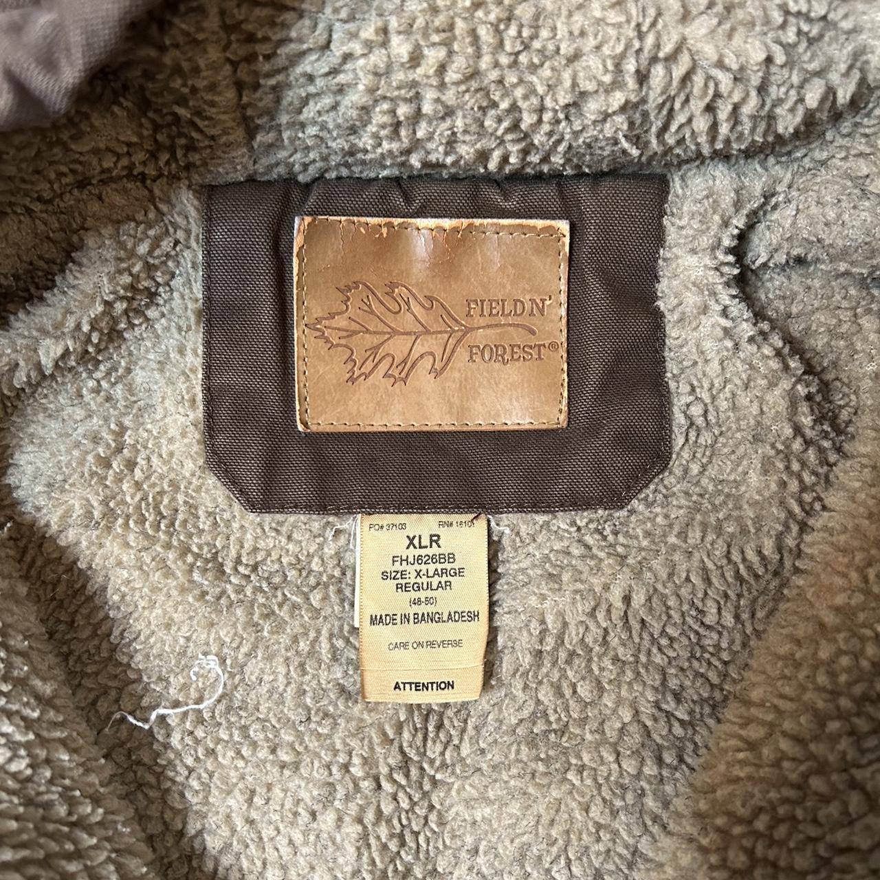 FIELD N FOREST Canvas Duck Quilt Lined Heavy Winter... - Depop