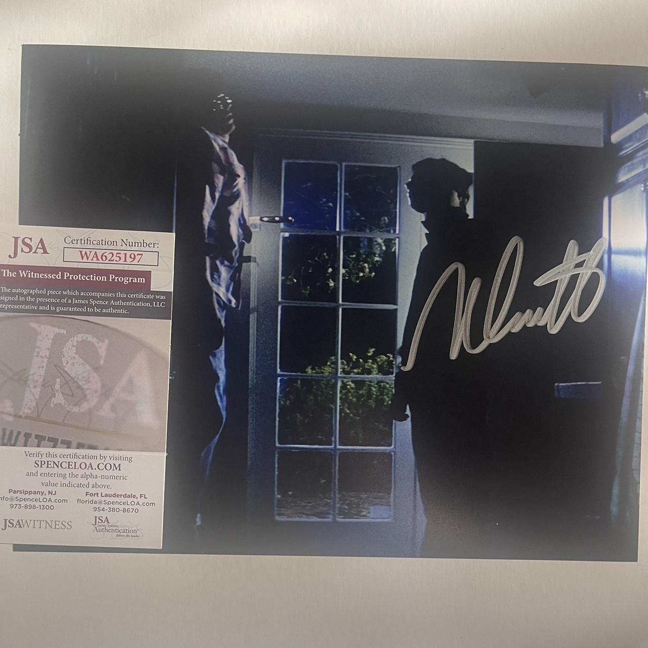 Signed 8x10 Michael Myers photo from nick castle... - Depop