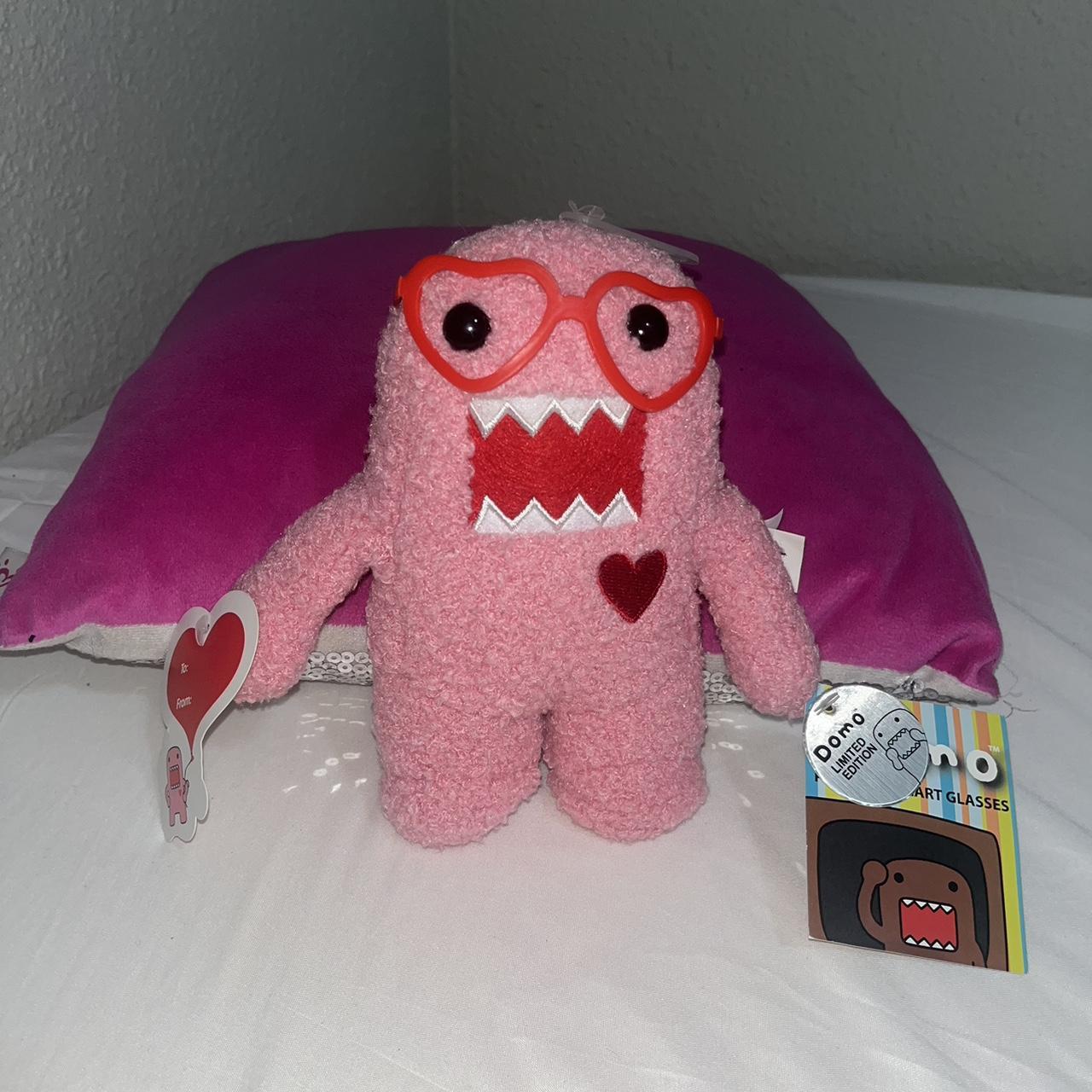 Pink Domo Valentine's Day plush Domo is in great... - Depop