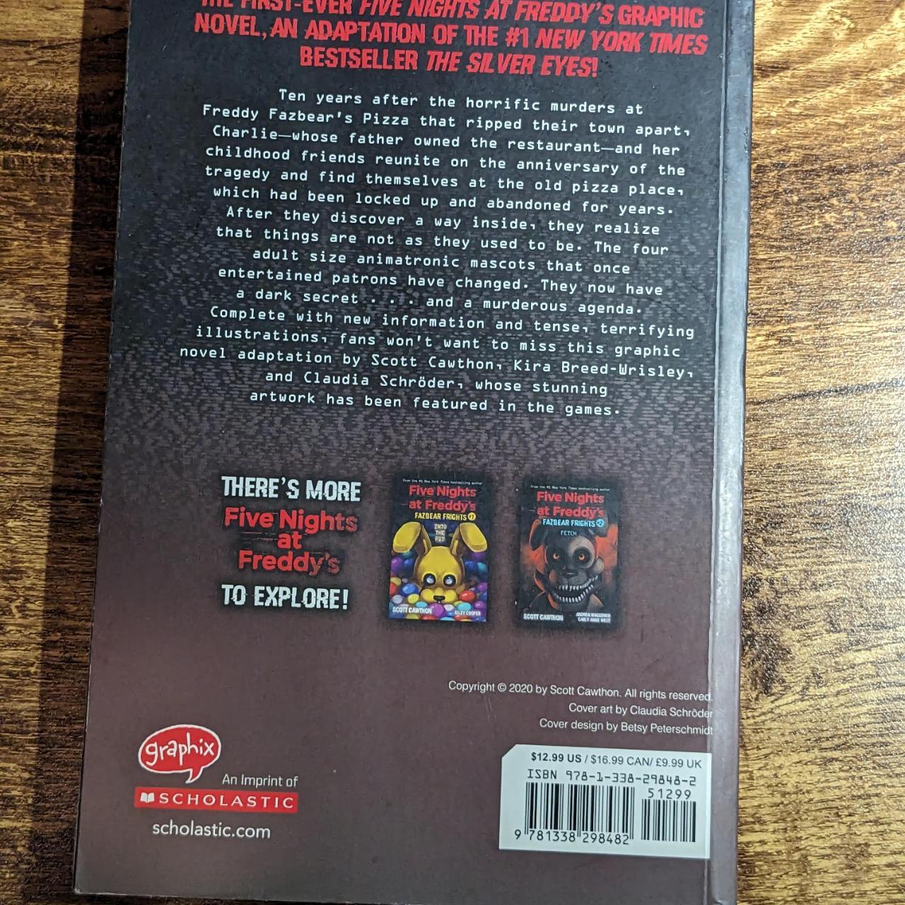 Five Nights at Freddy's "THE SILVER EYES" book -... - Depop
