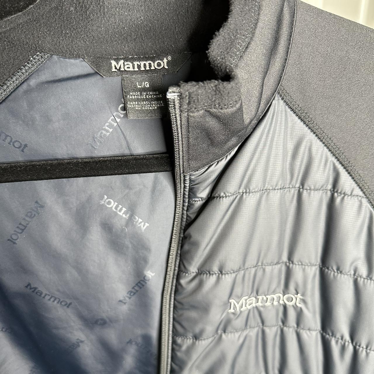 Marmot Puffer Thermal Insulation Hybrid Down Jacket... - Depop