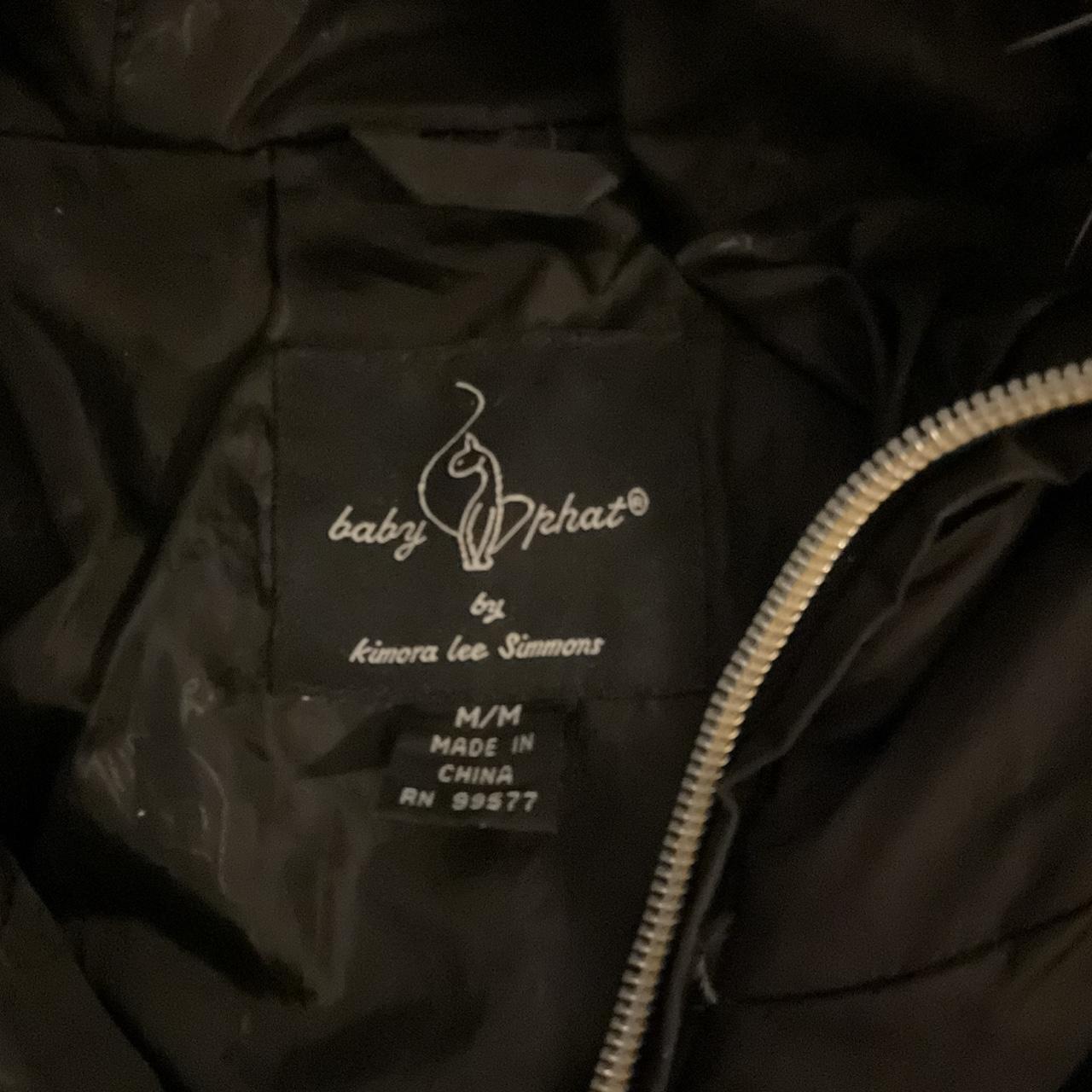 Y2K Baby Phat puffer jacket with fur lined... - Depop