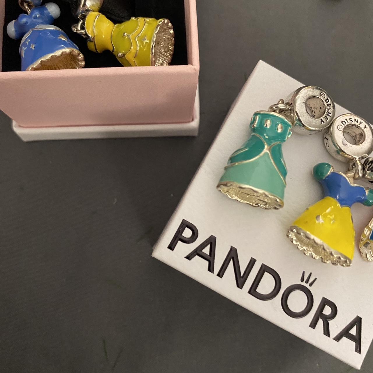 Pandora Princess charms $30 each $150 for all - Depop