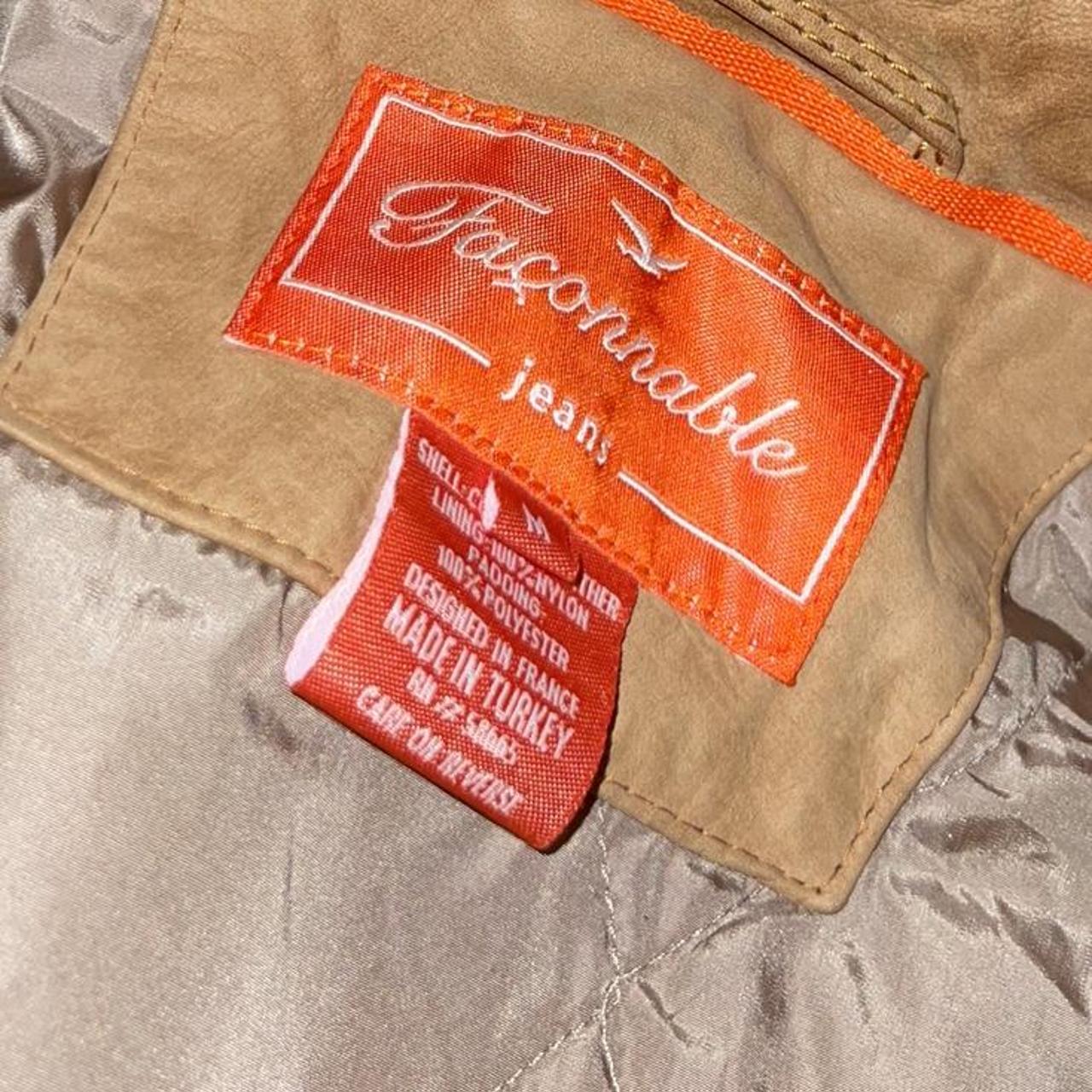 Vintage facconable double front pocket bomber jacket... - Depop