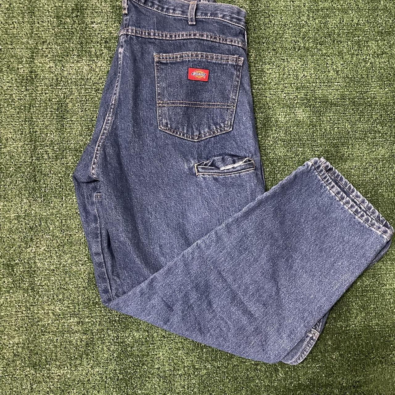 Dickies Double Knee Jeans 🔥! Sized 36x30.... - Depop