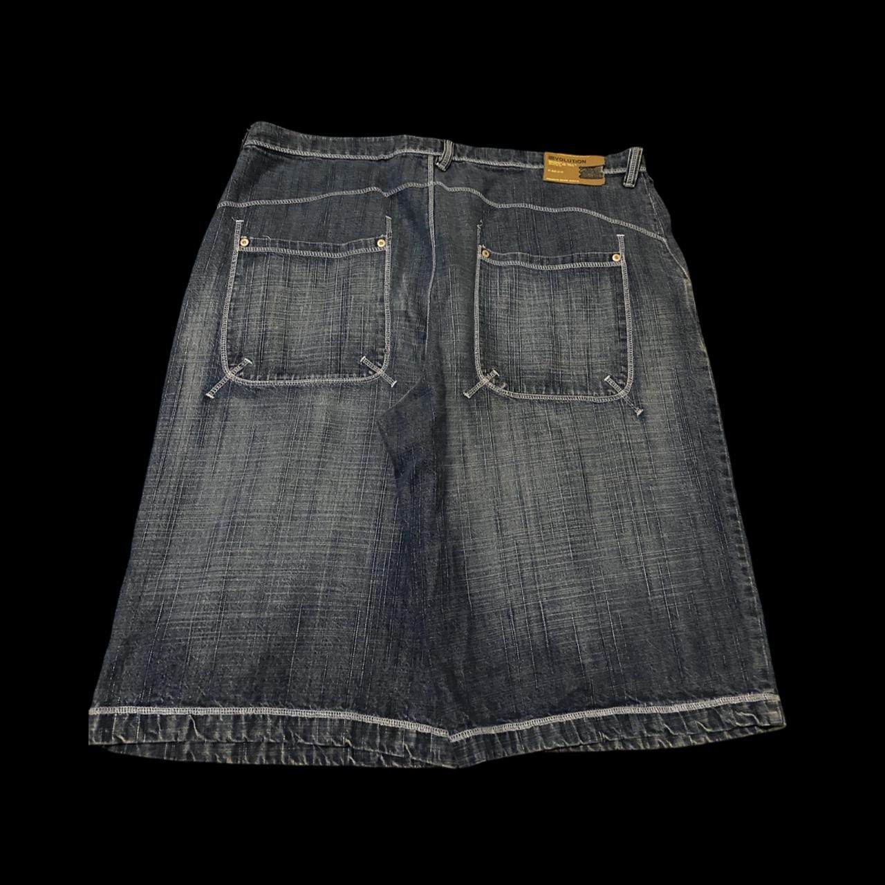 sick super baggy evolution jorts. insane southpole... | Depop