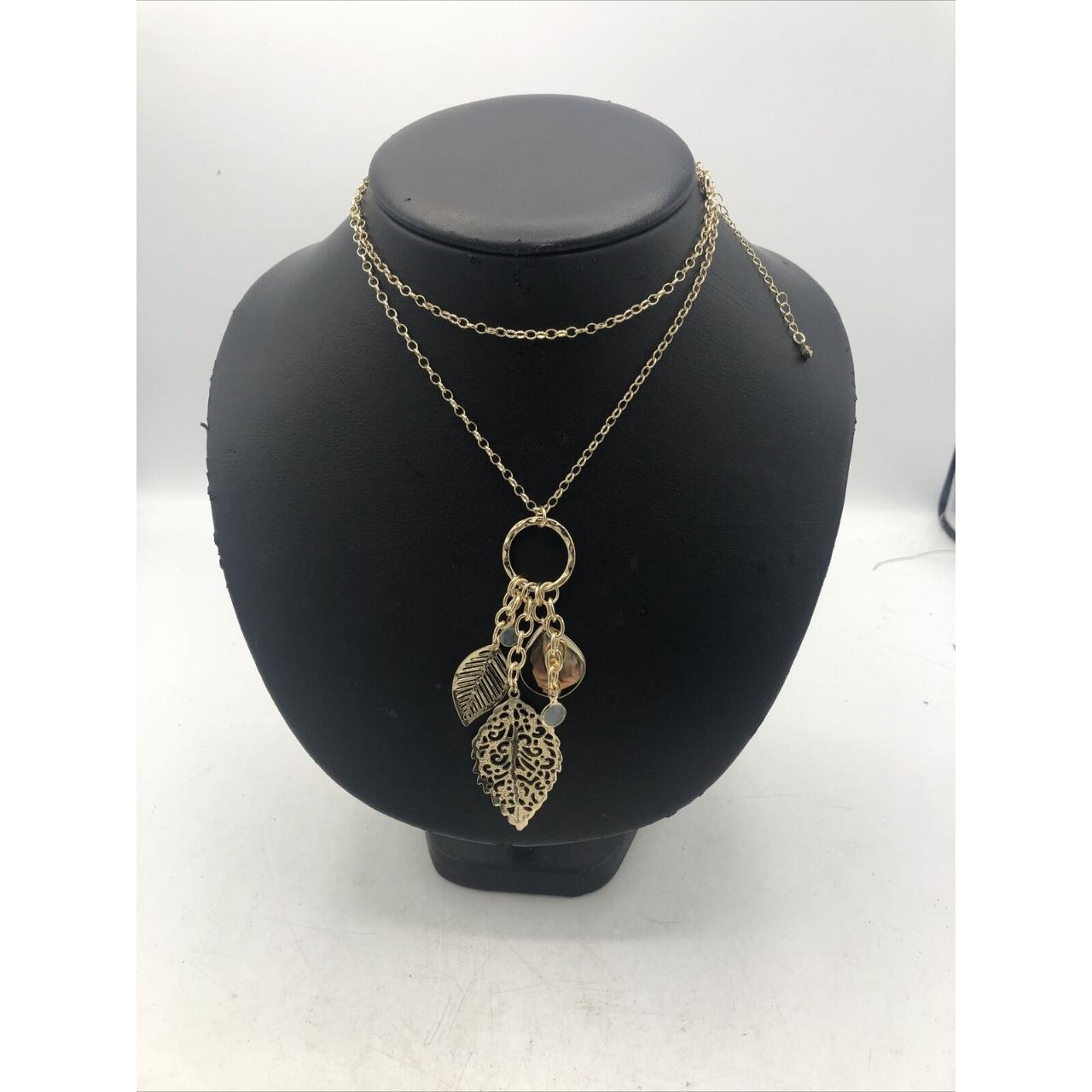 INC Necklace with pendant, double turn. - Depop