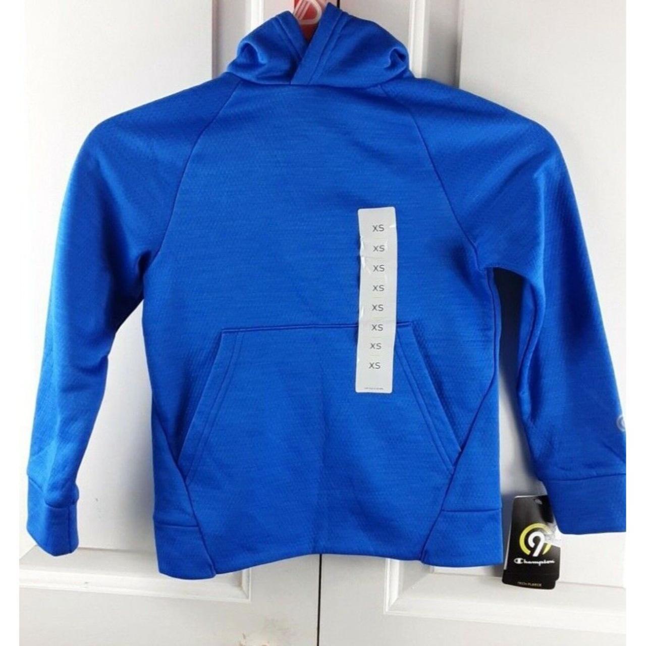 Champion C9 Hoddie Sweater Blue Pullover Boys Size... - Depop