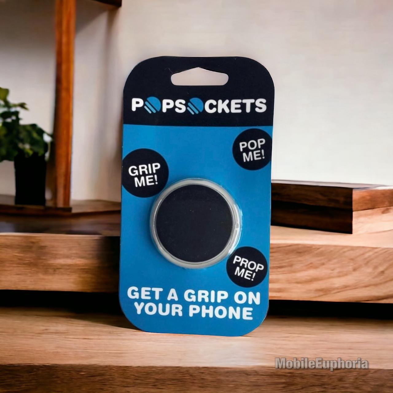 Black pop socket mobile phone grip Unopened - Brand... - Depop
