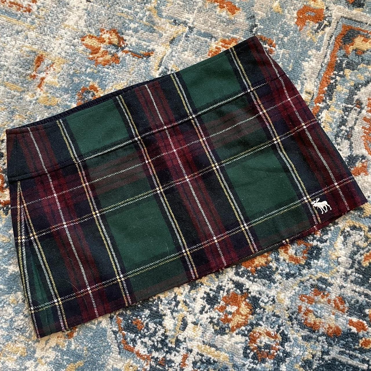 Y2K Hollister Plaid Mini Skirt the cutest most on... - Depop