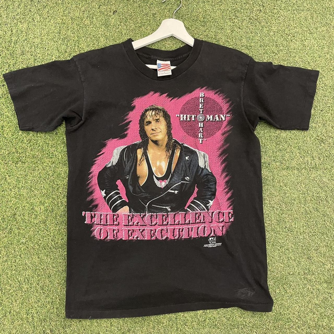 WWE vintage Bret Hart Graphic Tee ⭐️ Size: Large... - Depop
