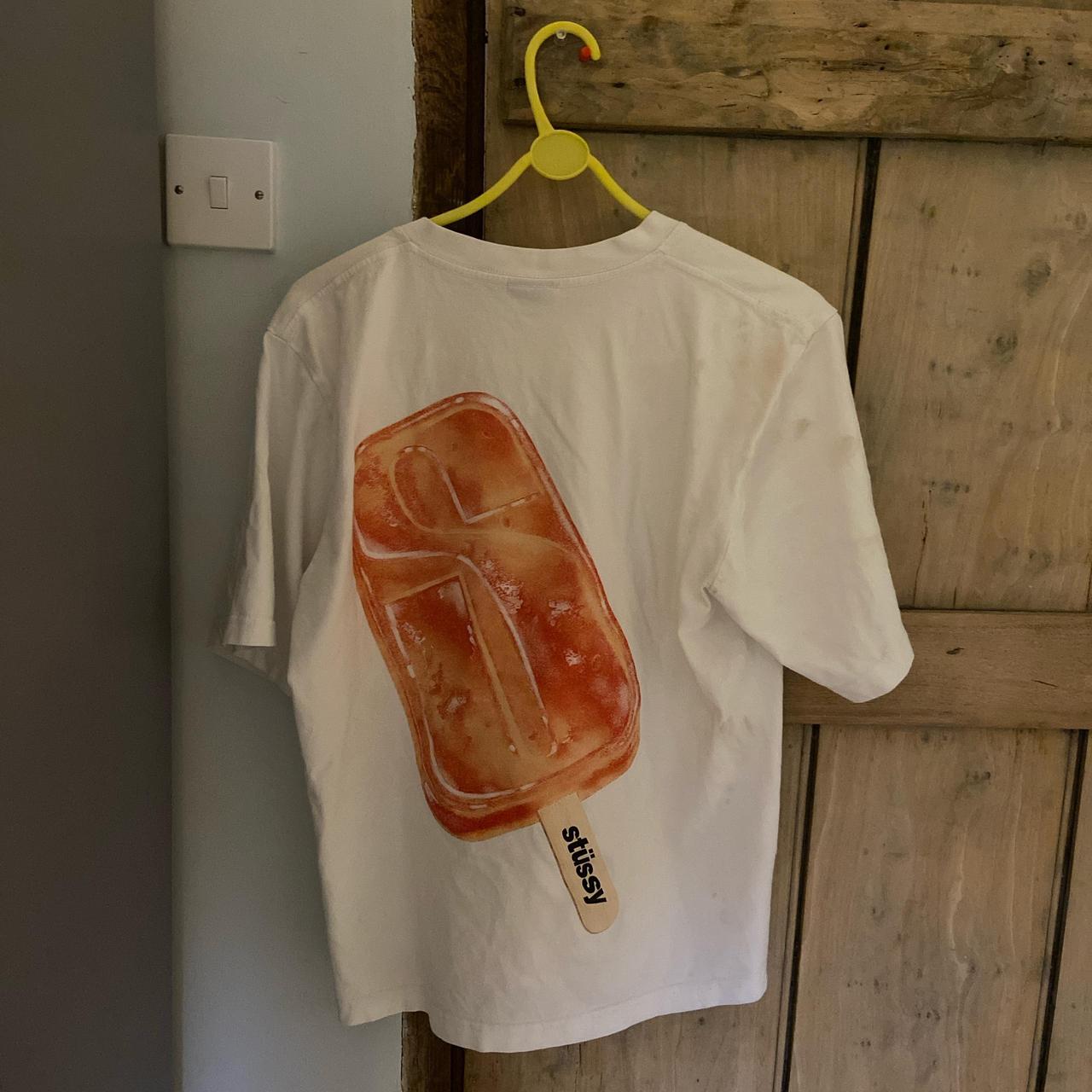 Small stussy ice lolly t shirt Send offers Stains on... - Depop