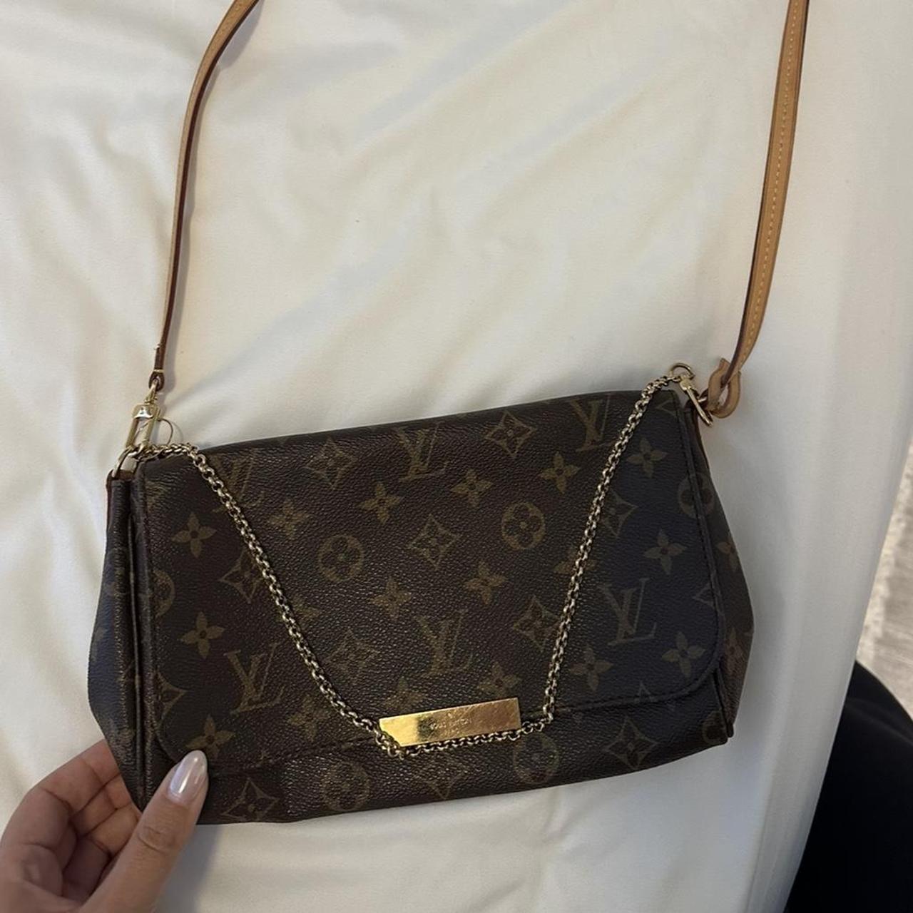 vintage louie bag black mark seen on photo condition... - Depop