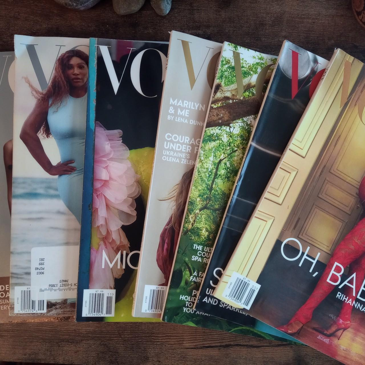 A bundle of 6 Vogue magazines for sale + 2 come... - Depop