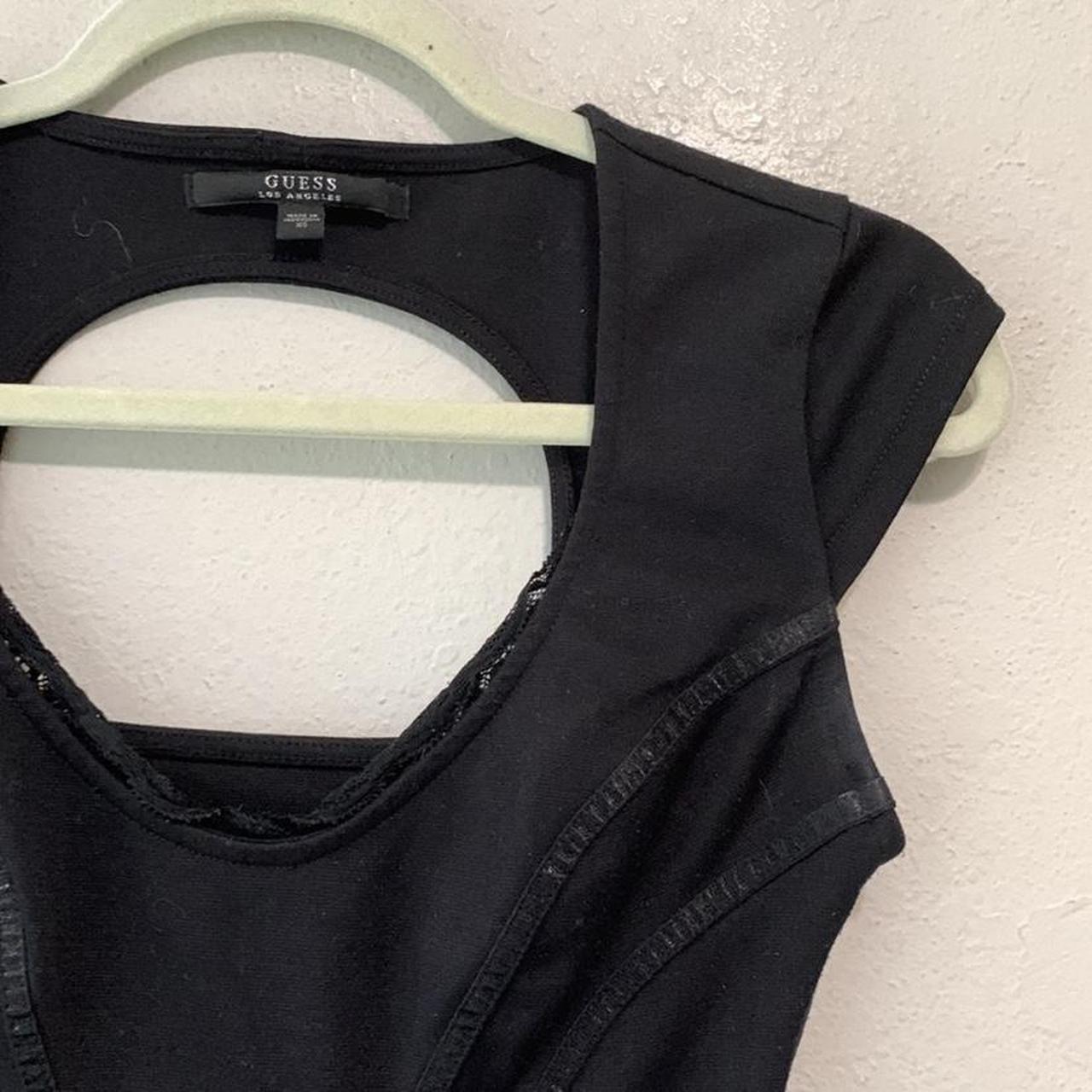 Y2K Guess Cut Out Cap Sleeve Top Tagged size XS,... - Depop