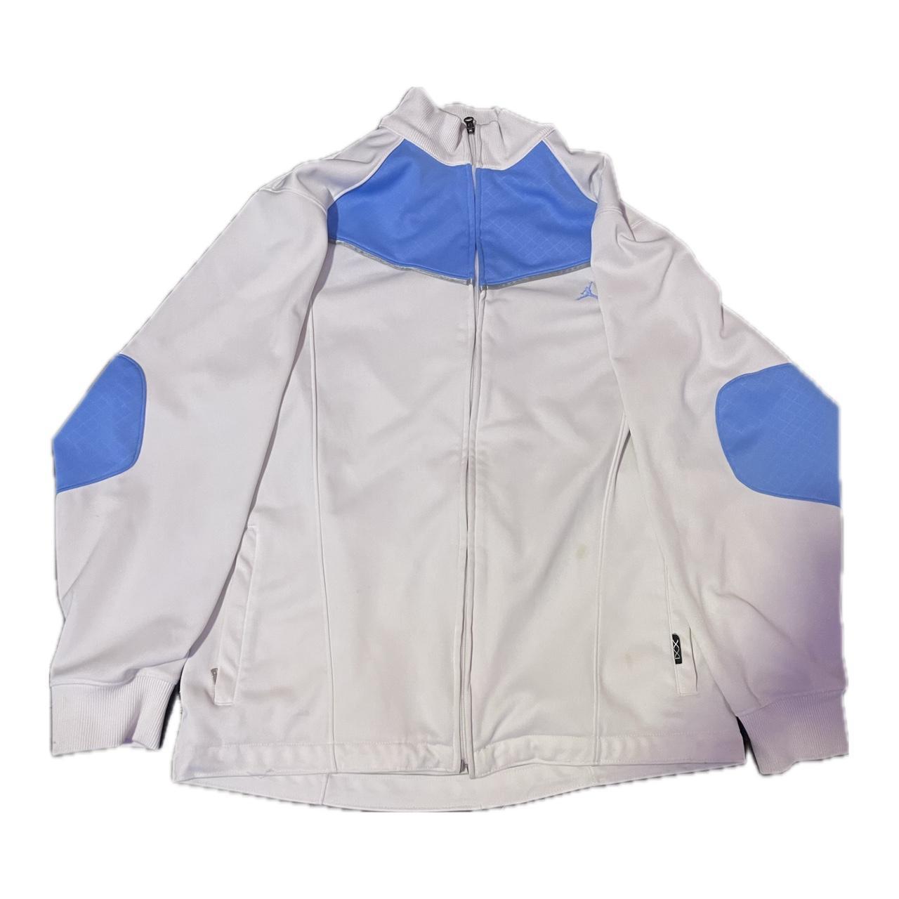 Oversized Jordan Zip up One small stain near the... - Depop
