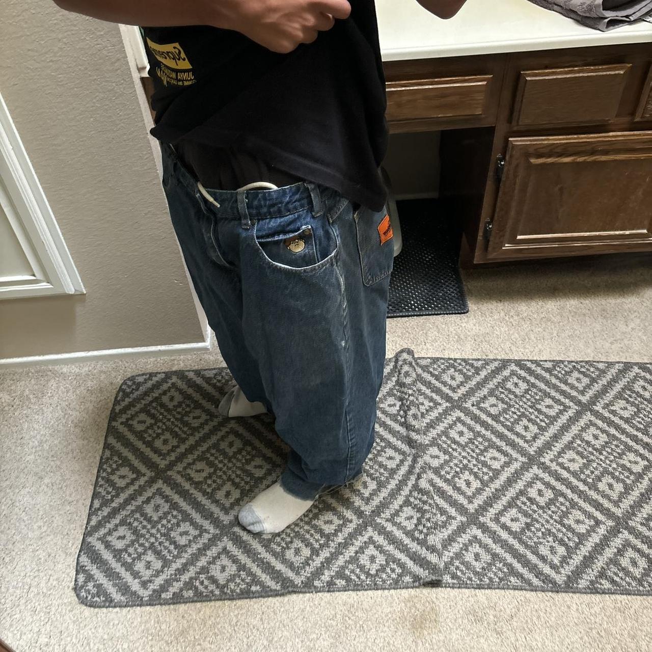 Baggiest Butter goods dark blue (DM TO TAKE BOOST... - Depop