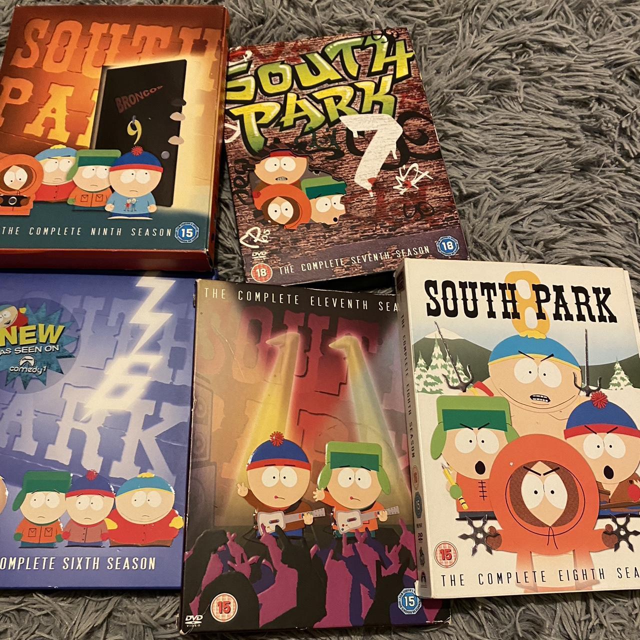 South Park box sets Season 6 , 7 , 8 , 9 and 11... - Depop