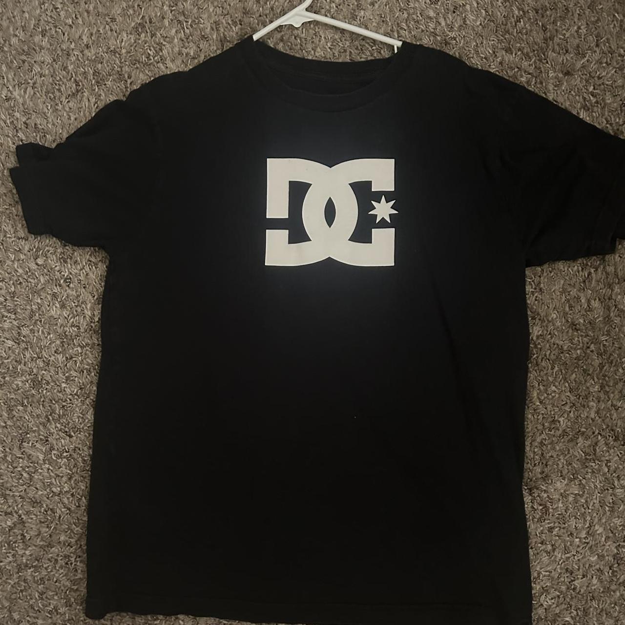 Black original dc shirt #baggy #skate #dc #emo - Depop