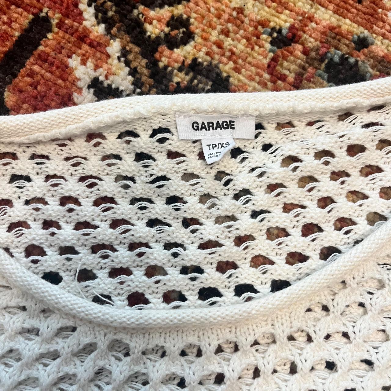 Garage Bathing Suit Cover Up Creme Long Sleeve - Depop