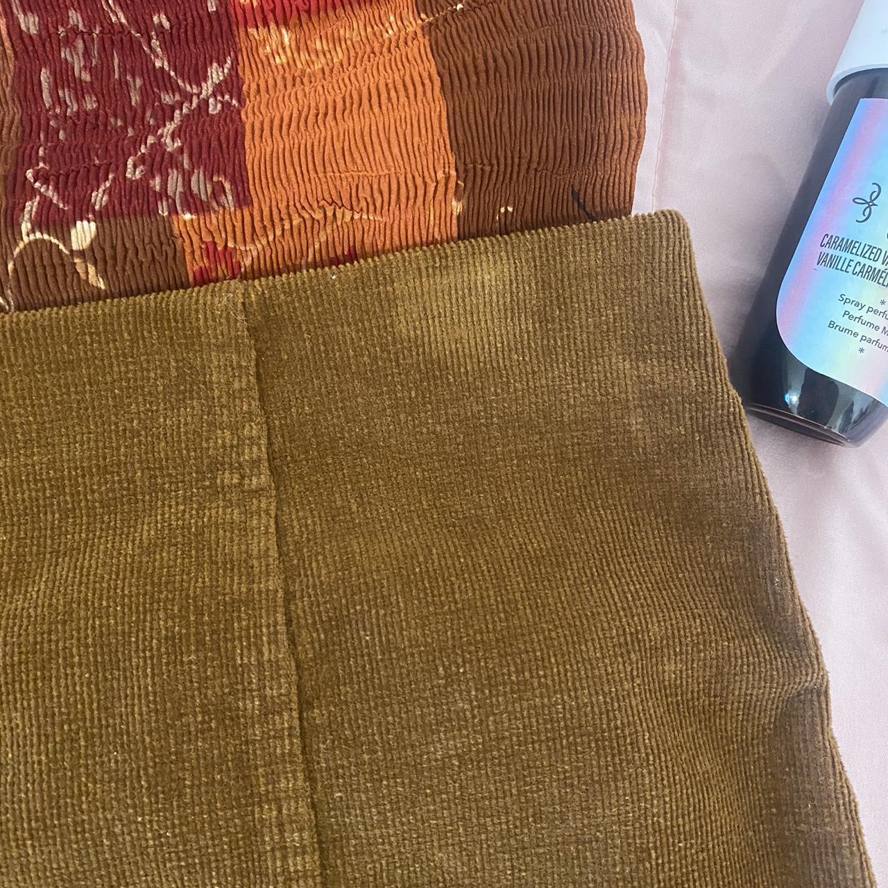 Style bundle corduroy skirt, pattern top 🍂🤎 Both... | Depop
