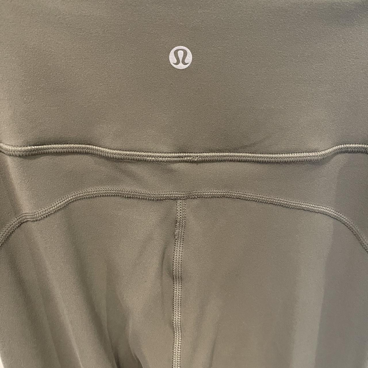 Lululemon Women's Green and Grey Trousers | Depop