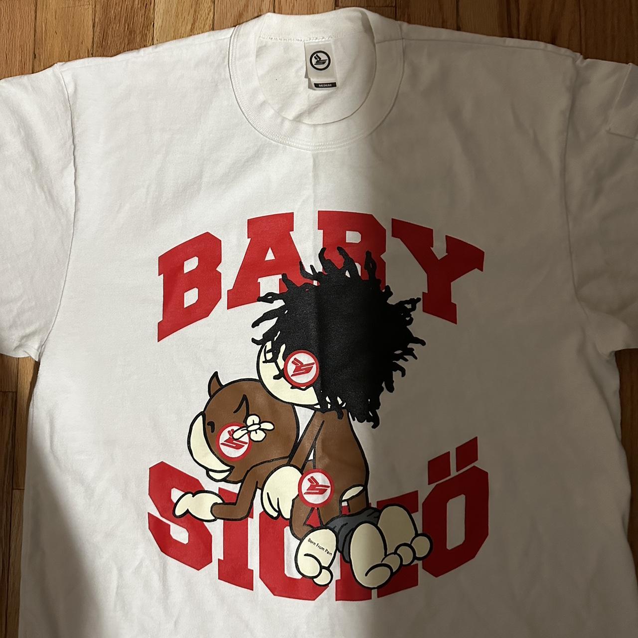 born from pain baby sicko tee size medium / could... - Depop