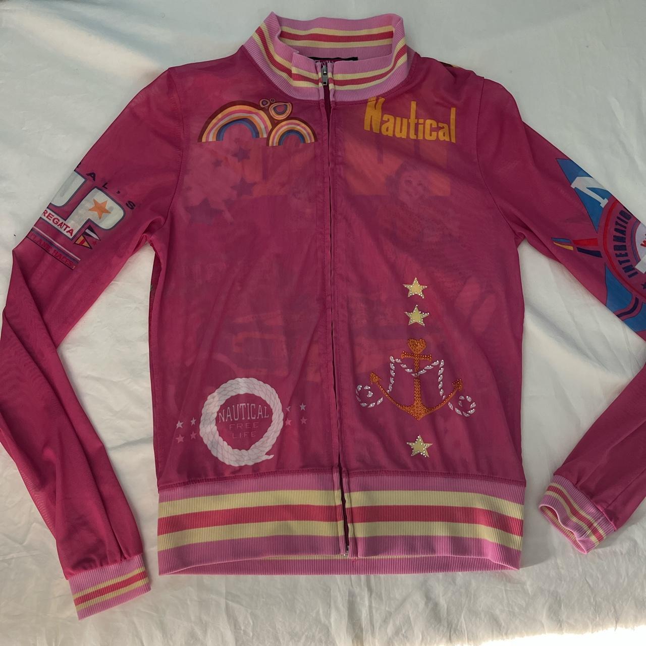 Say What Sheer Rhinestone Jacket [20 in length, 14... - Depop