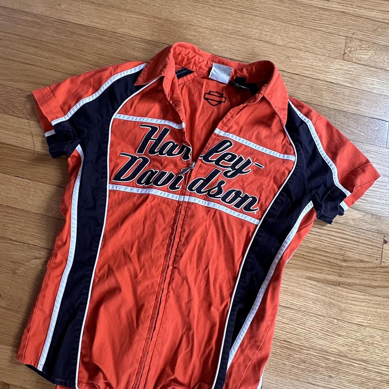 Harley Davidson Womens Blouse Depop