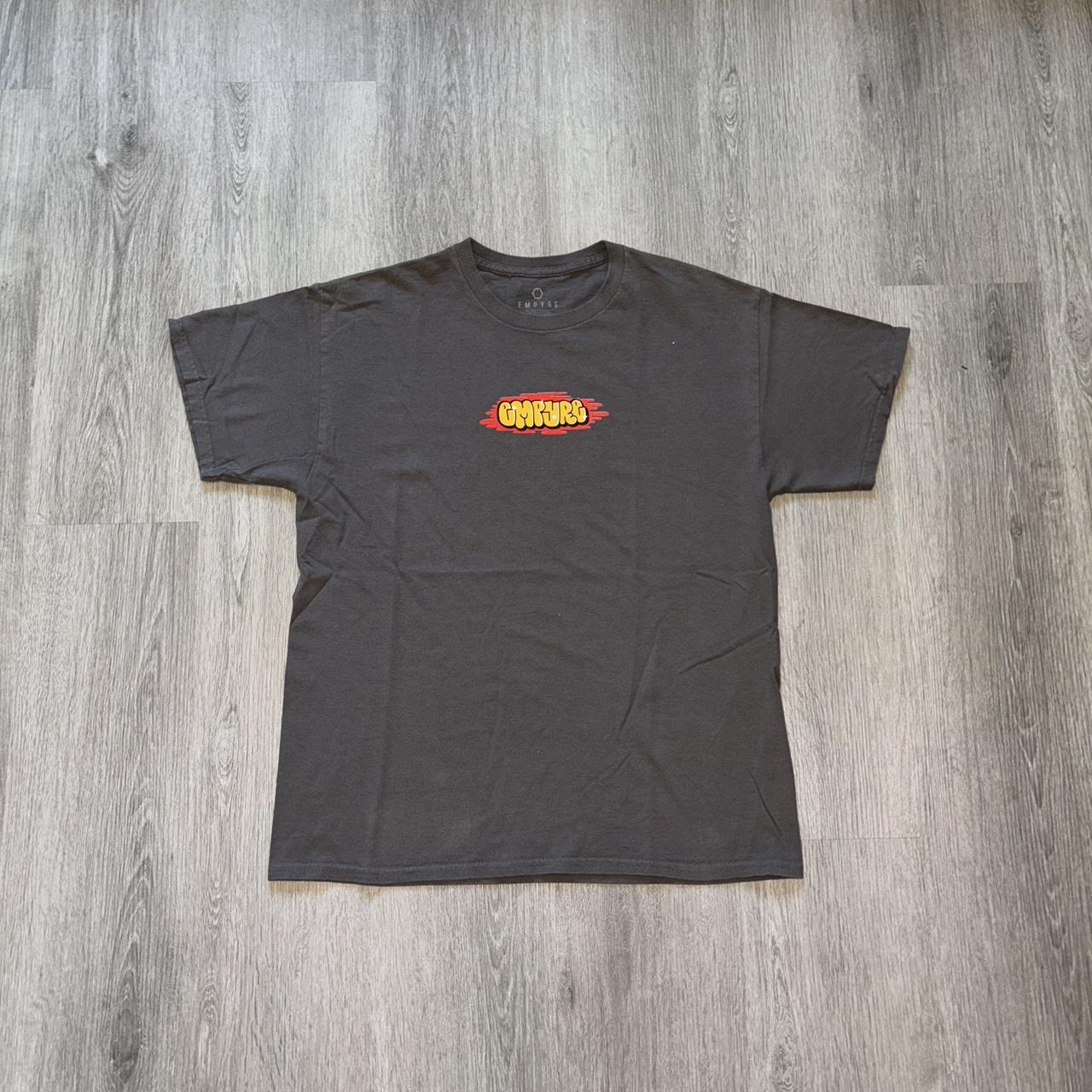 Empyre Logo Grey Skater Tee Size: Large Baggy fit... - Depop