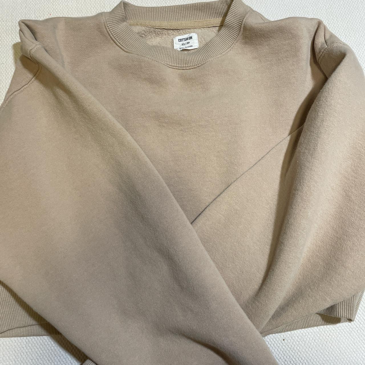 Cotton On Women's Tan Sweatshirt | Depop