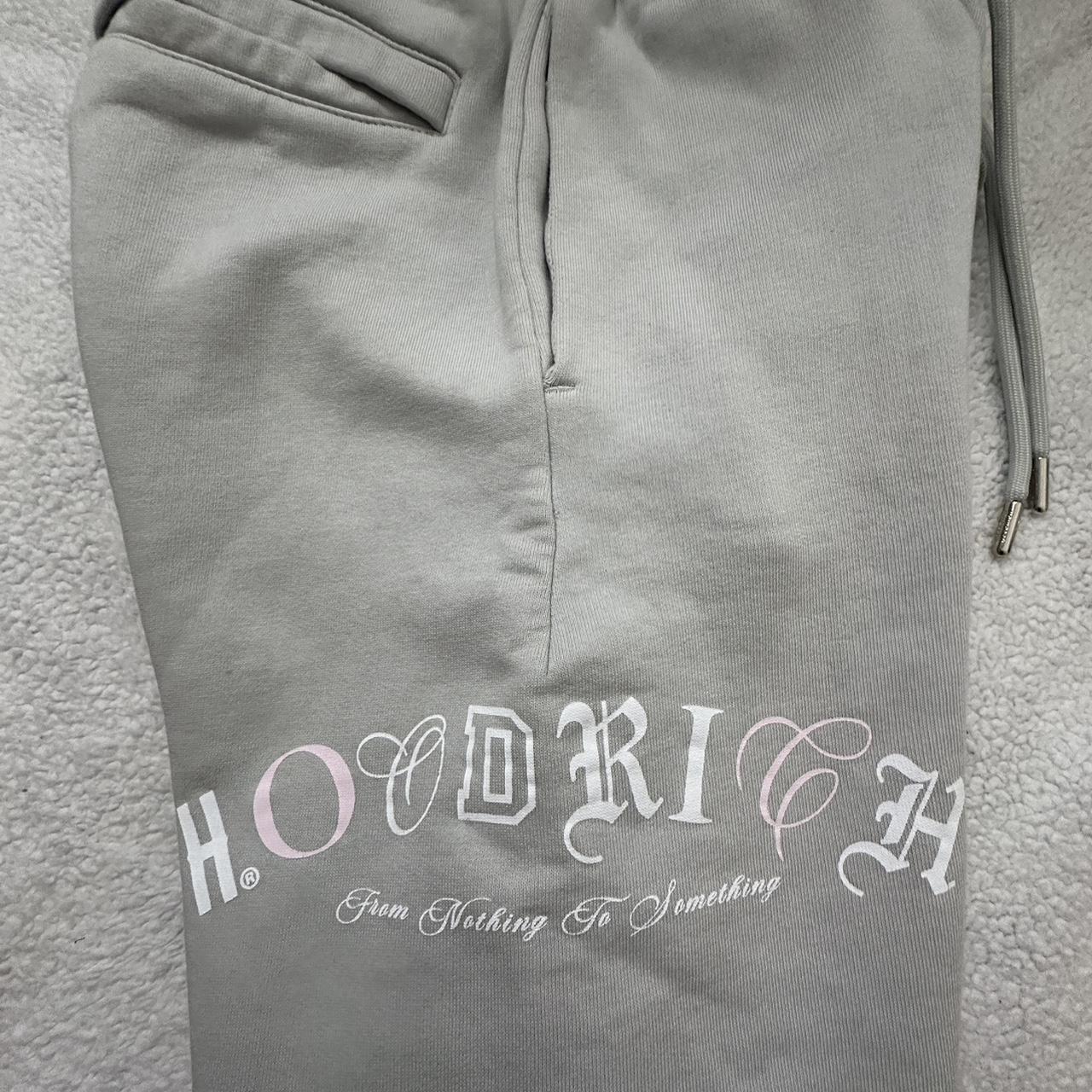 Hoodrich grey and pink sweatpants they don't fit me... | Depop