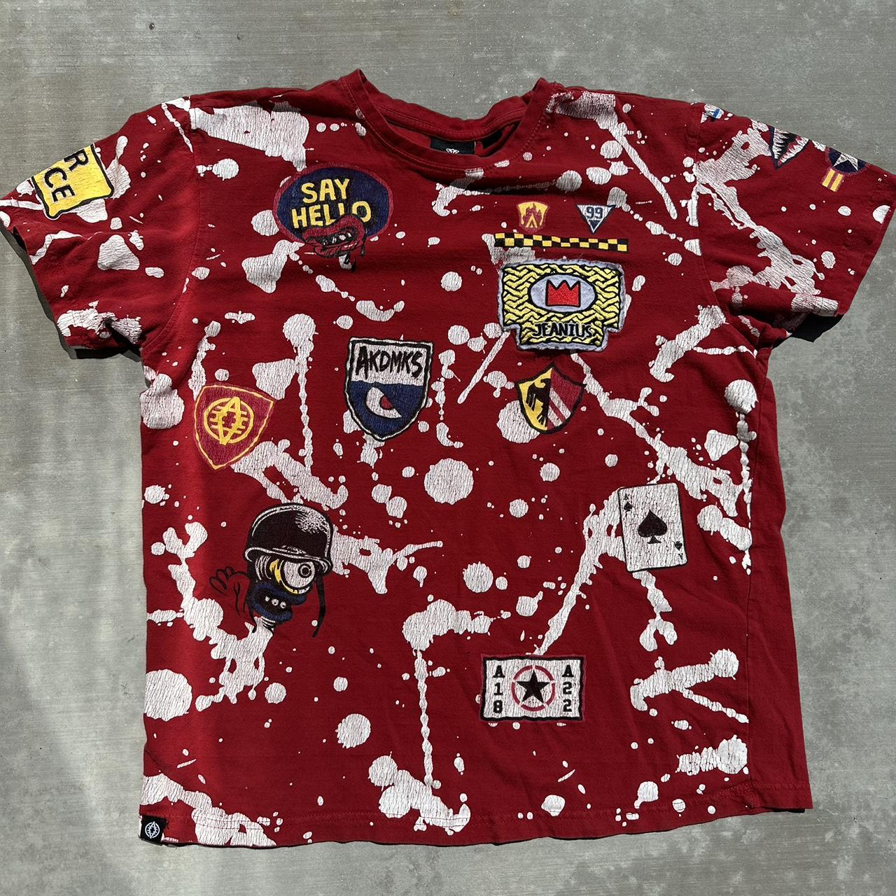 Y2K Akademiks T Shirt Y2k all over print tee,... - Depop